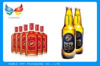 China Beer Label Glass Bottle Label Wine Label Silver Vacuum Metallized Paper Single Sided Coating , Gift Wrapping Application for sale