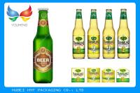 China Beer Label Glass Bottle Label Wine Label Silver Vacuum Metallized Paper Single Sided Coating , Gift Wrapping Application for sale