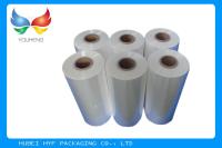 China 45 Micron Clear Biodegradable PLA Heat Shrink Film for Sleeve Labels and Tamper Bands for sale