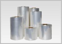 China 45mic Transparent Blown PVC Sleeve Label Film Rolls For Cans Label for sale