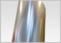 China Washable Holographic Embossed Vacuum Metallized Paper For Beer Labellingl And Wrapping 68g 70g 72g 80g for sale
