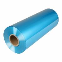China Good Sealing PVC Shrink Film Thickness 25 to 70 Mic Original and Bluish Clear Packaging Film for Industrial Applications for sale