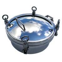 China Guaranteed Sanitary Manhole Cover for Tank Silver 304 316L Stainless Steel Design for sale