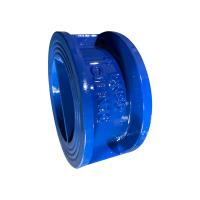 China ANSI Standard Silver Ductile Iron Wafer Type PVC 4inch 8inch Flap Type Check Valve for sale
