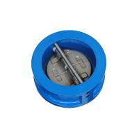 China ANSI Standard Silver Ductile Iron Wafer Type PVC 4inch 8inch Flap Type Check Valve for sale
