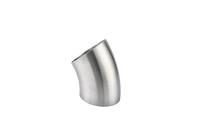China Sanitary 304/ 316L Stainless Steel 45 Degree Elbow Pipe Fitting for Welding Connection for sale