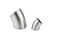 China Sanitary 304/ 316L Stainless Steel 45 Degree Elbow Pipe Fitting for Welding Connection for sale