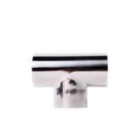 China Stainless Steel 304/316L Polishing Surface Sanitary Welding Equal Tee for Beer Industry for sale
