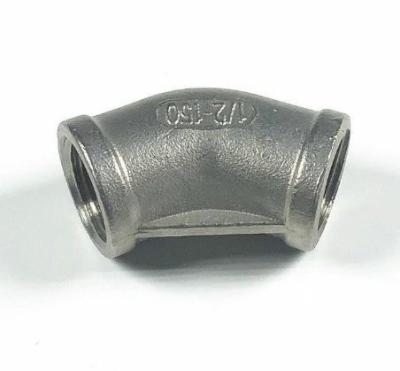 China Customized OEM Support for 201 304 Stainless Steel 45 Degree Elbow Female Pipe Fitting for sale