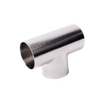 China Stainless Steel 304/316L Polishing Surface Sanitary Welding Equal Tee for Beer Industry for sale