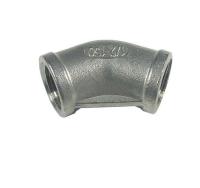 China Customized OEM Support for 201 304 Stainless Steel 45 Degree Elbow Female Pipe Fitting for sale