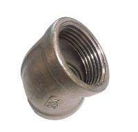 China Customized OEM Support for 201 304 Stainless Steel 45 Degree Elbow Female Pipe Fitting for sale