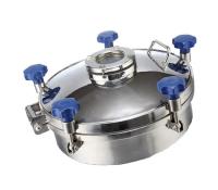 China Food Grade Beverage Tank Silicone EPDM Gasket Manhole Cover with Equal Design for sale