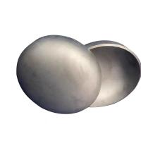 China Silver ASTM 12 Inch Oil Seamless End-Cap Titanium Air Valve Cap End Dished Tank Head for sale