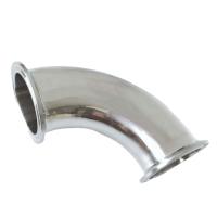 China RTS Sanitary Elbow Pipe Fitting 90 Deg Elbow Stainless Steel 90 Degree Clamp Connection for sale