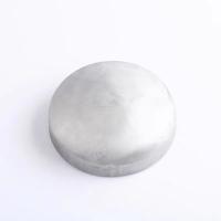 China Silver ASTM 12 Inch Oil Seamless End-Cap Titanium Air Valve Cap End Dished Tank Head for sale