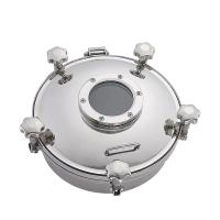 China Female Thread Pressure Cast Frp Round Manhole Cover Stainless Steel for Industrial for sale
