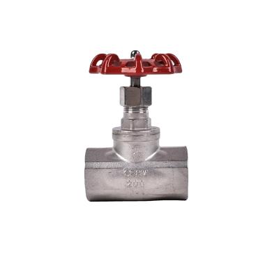 China Stainless Steel NPT Control DN15-80 Silver B Type Manual Casting Actuator Globe/Stop Valve for sale