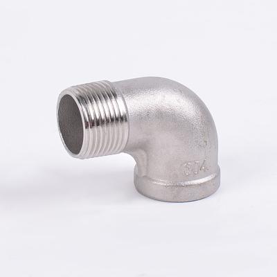 China Stainless Steel Street Elbow NPT Male and Female Thread 90 Degree Reducing Threaded Joint for sale