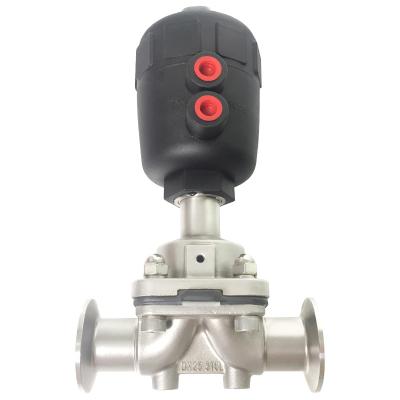 China Pneumatic Sanitary Stainless Steel 316L Diaphragm Valve for Water Treatment DN15-DN57 for sale