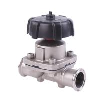 China DN8-DN50 Sanitary Stainless Steel 316L DIN Composite Diaphragm Valve for Pharmaceutical for sale
