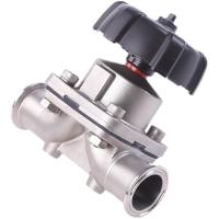China DN8-DN50 Sanitary Stainless Steel 316L DIN Composite Diaphragm Valve for Pharmaceutical for sale