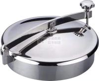 China Hight 90mm-100mm Widely Used Sanitary 304/316L Stainless Steel Circular Manhole Cover for sale