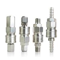 China Equal Fuel Check Valve One Way Inline Non Return Diesel Gasoline Silver with Female Thread for sale