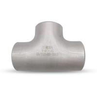 China WZ 304 316 Stainless Steel Pipe Fittings Industrial Grade Welded Tee for 1/8