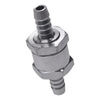 China Equal Fuel Check Valve One Way Inline Non Return Diesel Gasoline Silver with Female Thread for sale