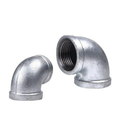 China Female Thread Fire Plumbing Water Pipe Cast Iron Galvanized Elbow Gas Fittings Standard for sale