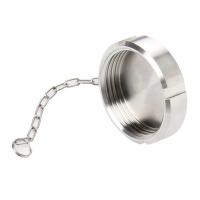China WZ Sanitary SMS Union Blind Nut with Chain DIN 3A SMS General Cylindrical Head Code for sale