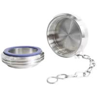 China WZ Sanitary SMS Union Blind Nut with Chain DIN 3A SMS General Cylindrical Head Code for sale
