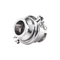 China Hygienic Food Grade Stainless Steel Non Return Check Valve DIN 3A SMS with Benefit for sale