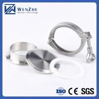 China Standard 1.5'' Stainless Steel 304 Single Pin Heavy Duty Tri Clamp with Wing Nut for sale