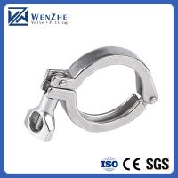 China Standard 1.5'' Stainless Steel 304 Single Pin Heavy Duty Tri Clamp with Wing Nut for sale