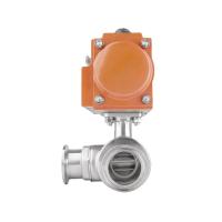 China Quick Installation WZ SS304 Sanitary Class 25 38 Clamp 3 Way Ball Valve with Silver Finish for sale
