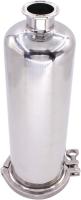 China 1.5 Inch Tri-Clamp Filter SS304 Sanitary Fittings with Equal Inline Straight Strainer for sale