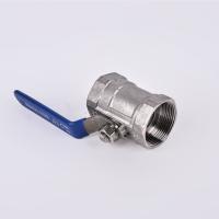 China Customized Support ODM Silver Stainless Steel Female Ball Valve for Industrial Needs for sale