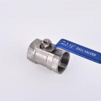China Customized Support ODM Silver Stainless Steel Female Ball Valve for Industrial Needs for sale