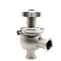 China WZ Sanitary SS 304 316 Manual Stop Reversing Valve Angle Type Stop Globe Valve for Pipes for sale
