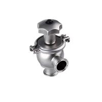 China WZ Sanitary SS 304 316 Manual Stop Reversing Valve Angle Type Stop Globe Valve for Pipes for sale