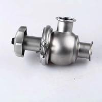 China WZ Sanitary SS 304 316 Manual Stop Reversing Valve Angle Type Stop Globe Valve for Pipes for sale