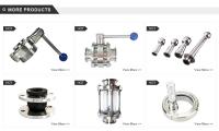 China Customizable 3 Inch Tri Clamp Type Sight Glass for Flow Monitoring in Sanitary Systems for sale