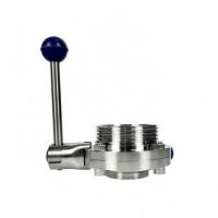 China Customized Sanitary Stainless Steel 304 316L Weld/Thread Butterfly Valve for Food for sale