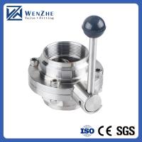 China Customized Sanitary Stainless Steel 304 316L Weld/Thread Butterfly Valve for Food for sale
