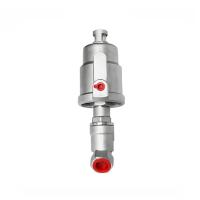 China Control DN15 1/2 inch Stainless Steel Pneumatic Water Steam Control Angle Seat Valve for sale