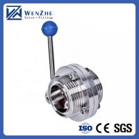 China Customized Sanitary Stainless Steel 304 316L Weld/Thread Butterfly Valve for Food for sale