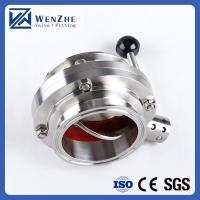 China Customized Sanitary Stainless Steel 304 316L Weld/Thread Butterfly Valve for Food for sale