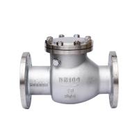 China Flange Ends Connection H44W-16P Stainless Steel 304 Swing Check Valves for Industrial for sale